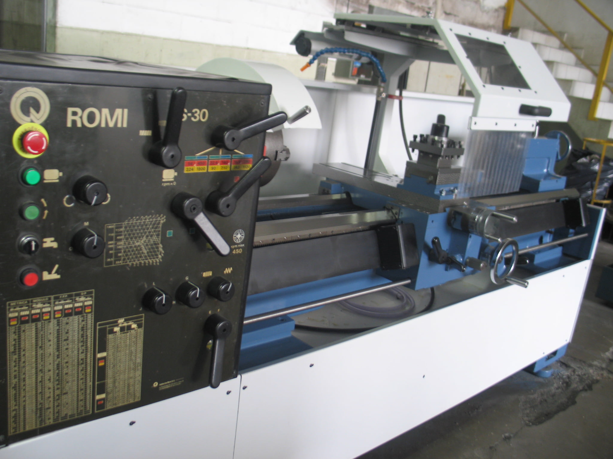 Torno Romi Reformado e Enquadrado nas normas NR12