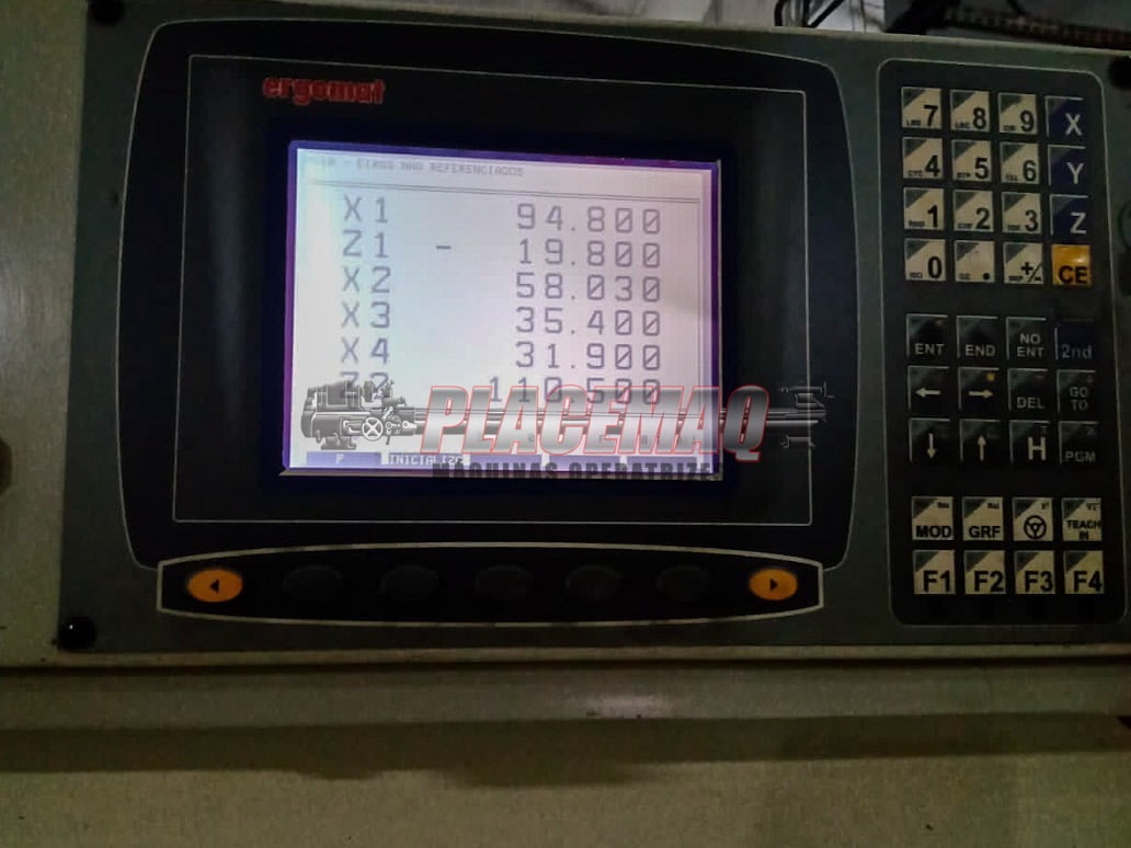 TORNO CNC AUTOMÁTICO ERGOMAT TDA-36 - 2008