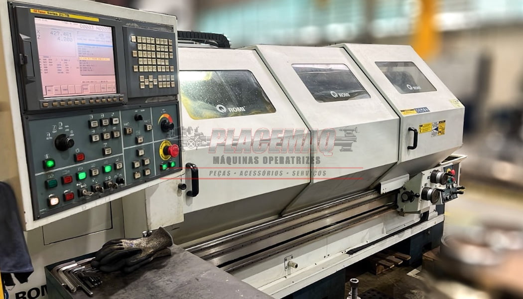 TORNO CNC ROMI MULTIPLIC 40A - 685x2000MM - 2008