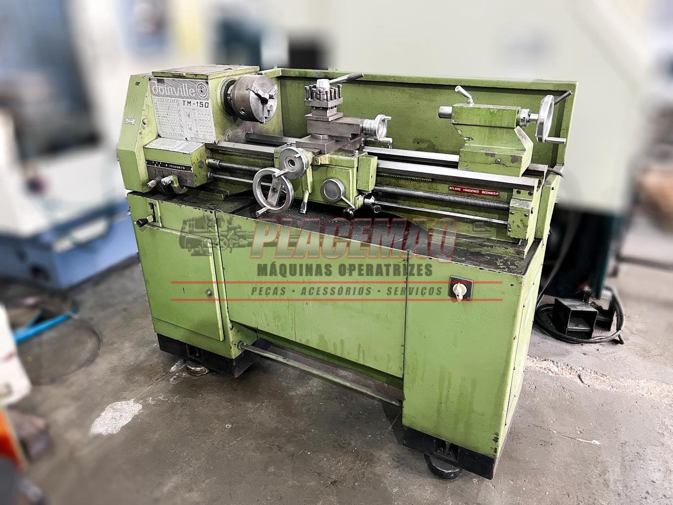 TORNO MECÂNICO JOINVILLE TM 150 - 750 X 350mm